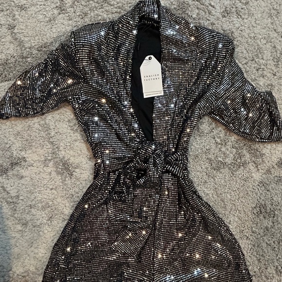 Stunning Black And Silver Jumpsuit Images